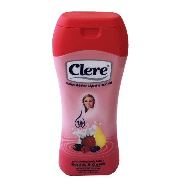 Clere Berries & Cream Body Lotion - Addisber